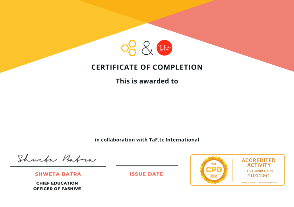 Certificate Bundle Program - Fashive